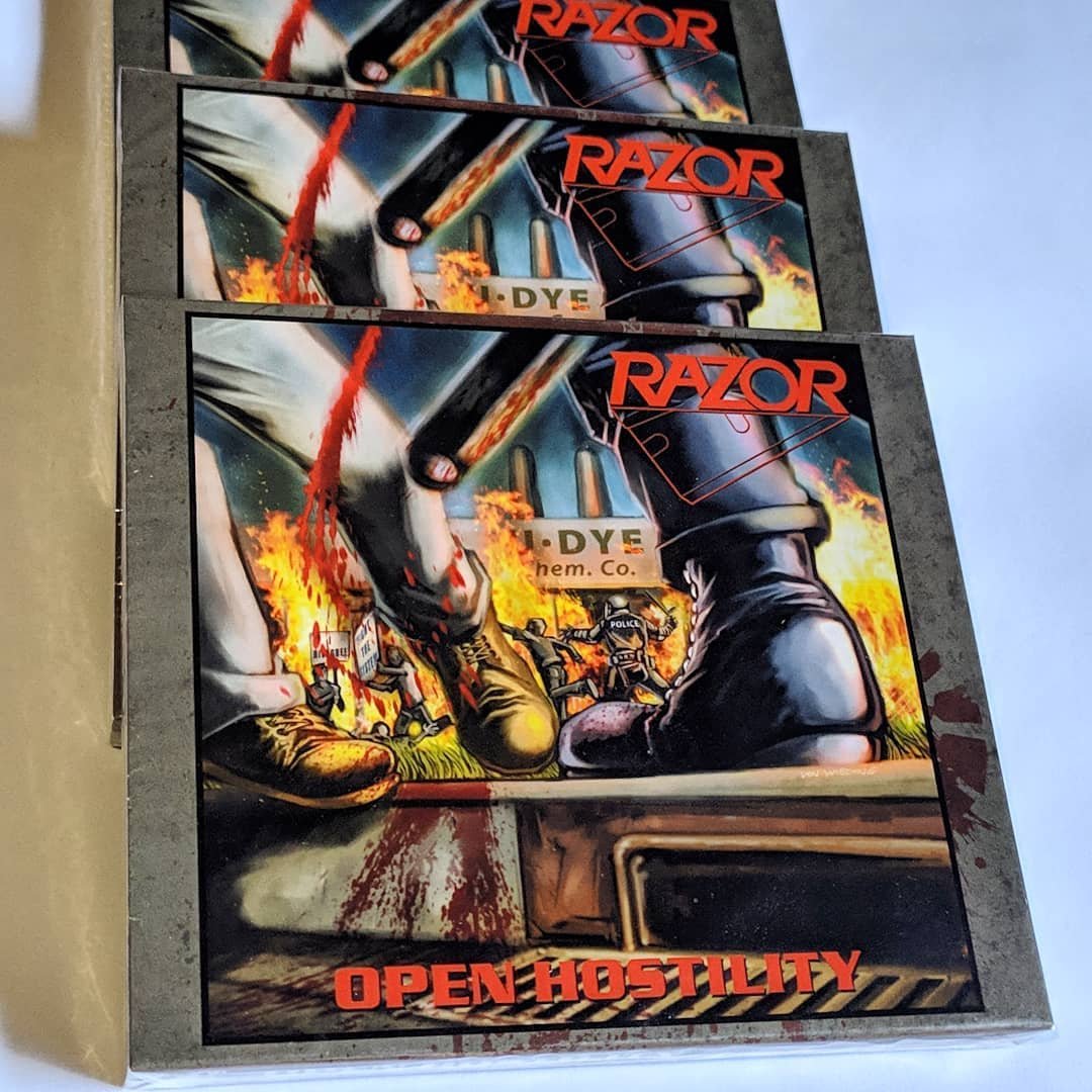 CD Razor - Open Hostility (Bônus e Slipcase) - Extreme Sound Records