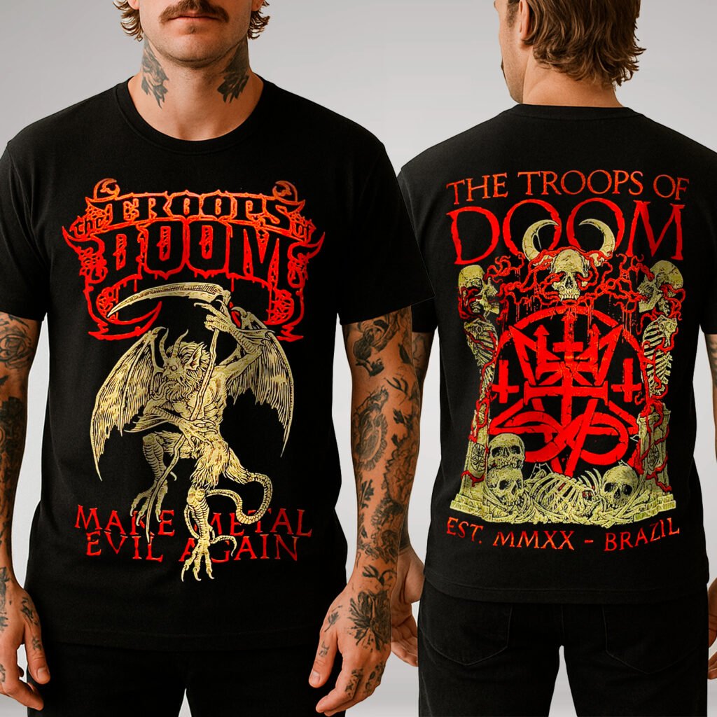 Camiseta Oficial The Troops Of Doom - Make Metal Evil Again - Extreme ...